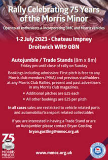 Home Page - Morris Minor Owners Club